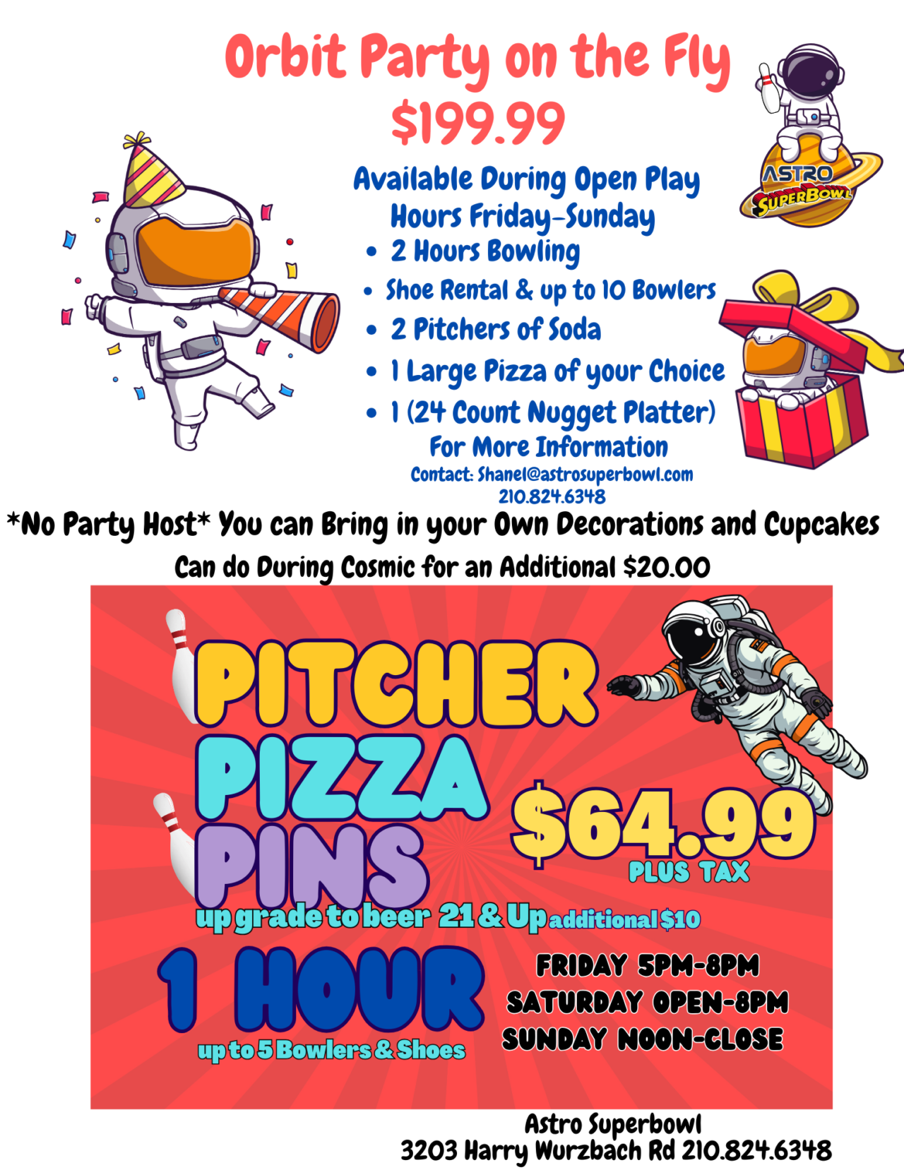 Parties | Astro Super Bowl